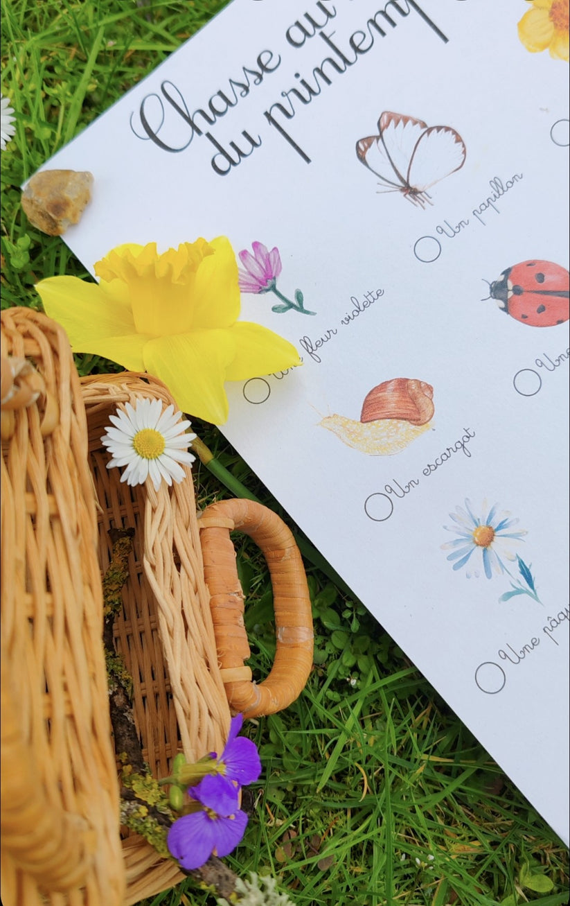 Chasse au trésor du printemps – Atelier-1987.fr