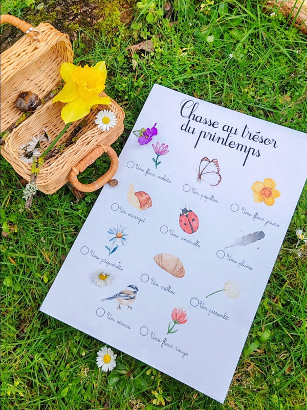 Chasse au trésor du printemps – Atelier-1987.fr